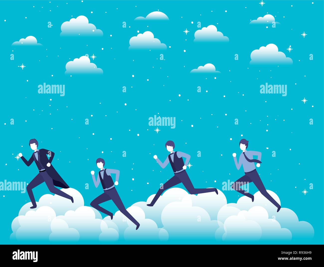 Compete competing in competition Stock Vector Images - Alamy