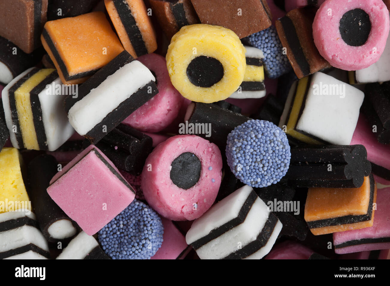 Colorful licorice candy hi-res stock photography and images - Alamy