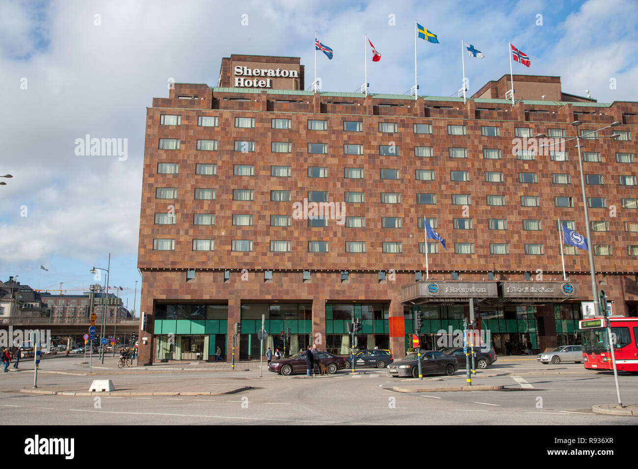 Sheraton Stockholm Hotel, Tegelbacken (Sweden Stock Photo - Alamy