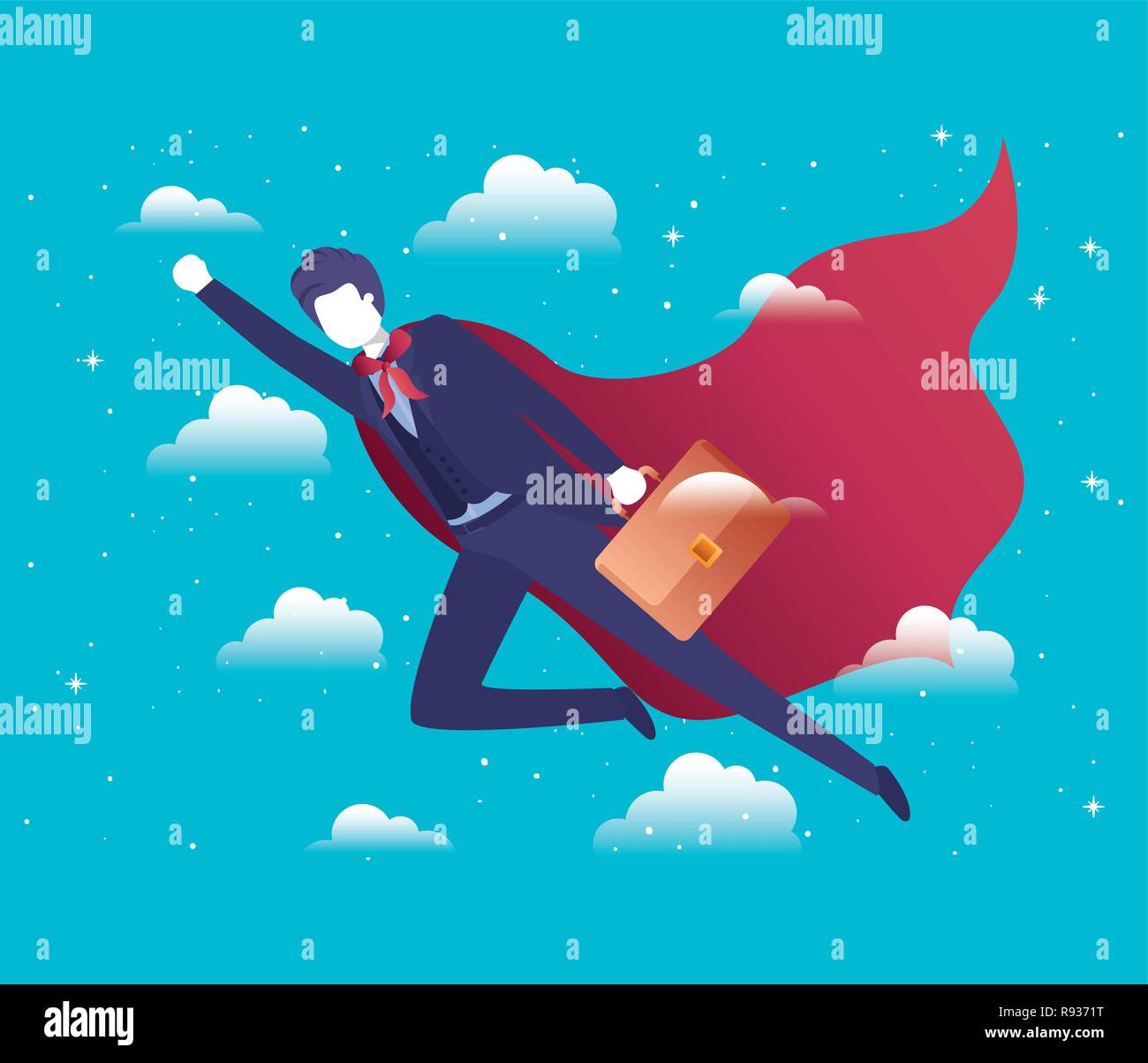 Coat flying Stock Vector Images - Alamy