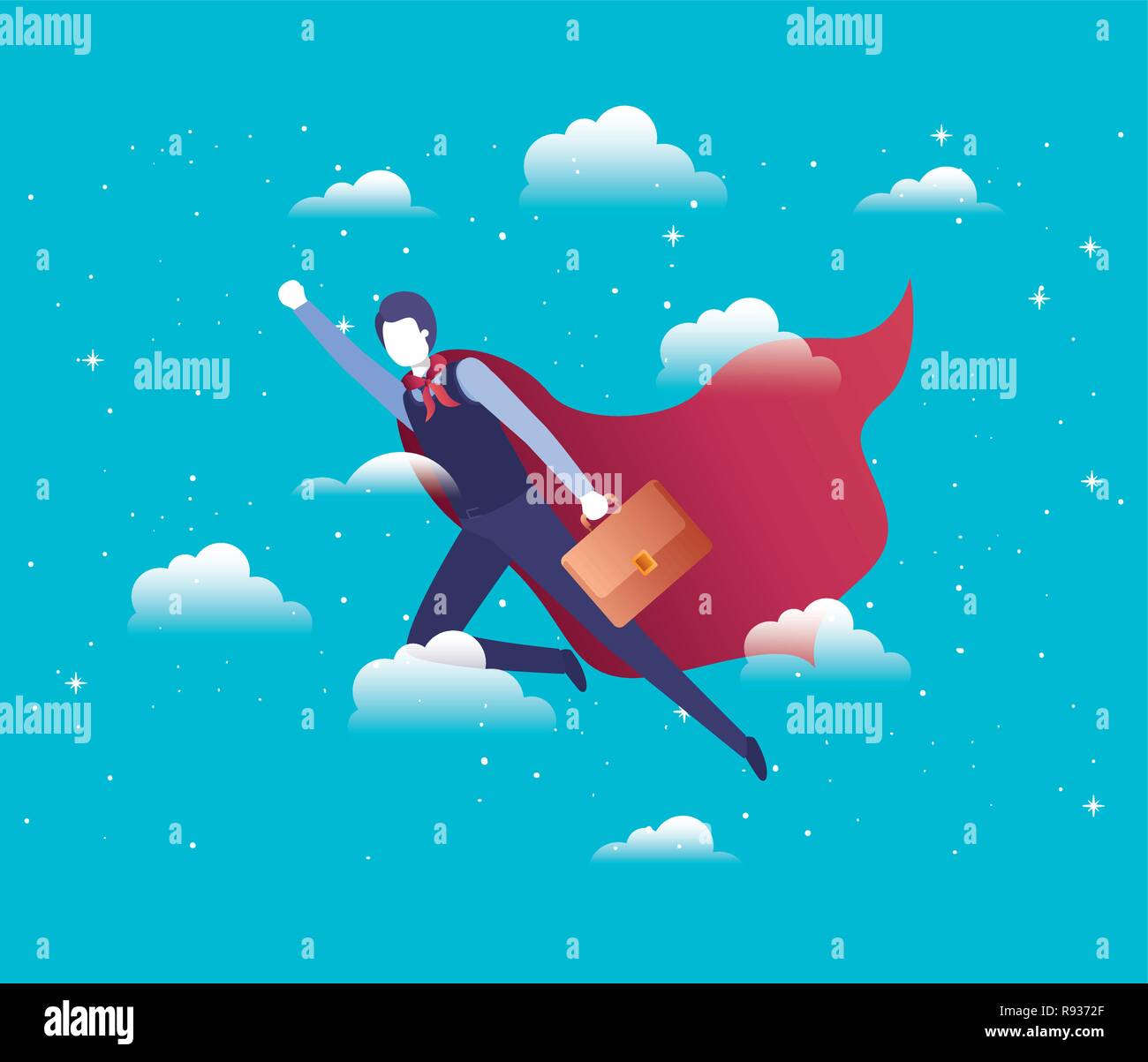 Coat flying Stock Vector Images - Alamy