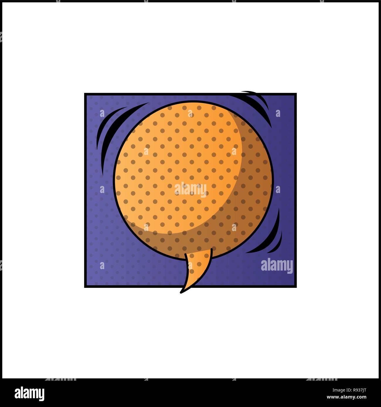 speech bubble pop art style Stock Vector Image & Art - Alamy