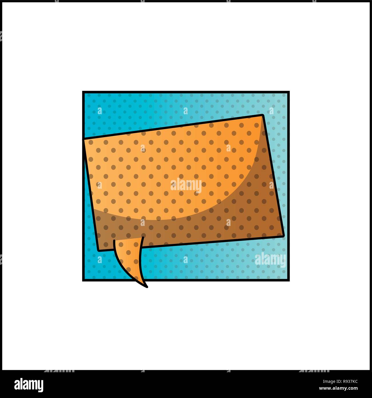 speech bubble pop art style Stock Vector Image & Art - Alamy