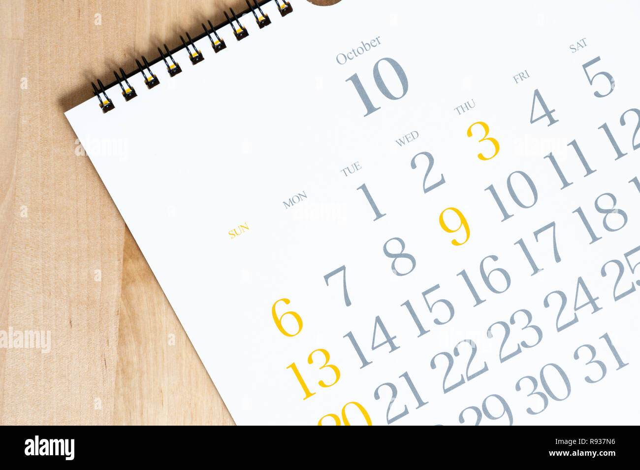Begin calendar hi-res stock photography and images - Alamy