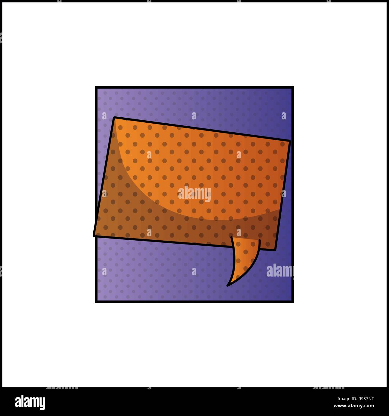 speech bubble pop art style Stock Vector Image & Art - Alamy