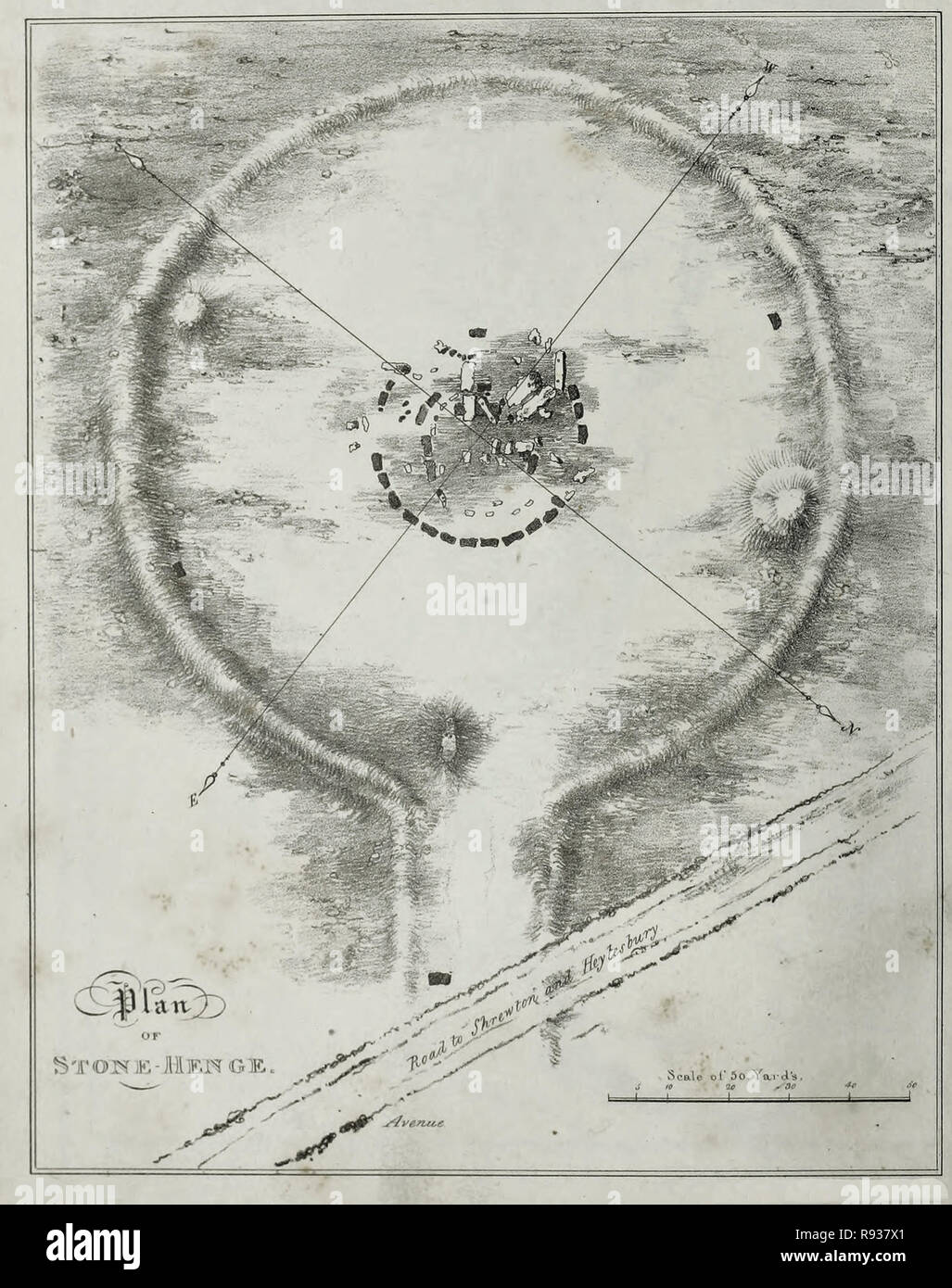 Plan of stonehenge hi-res stock photography and images - Alamy