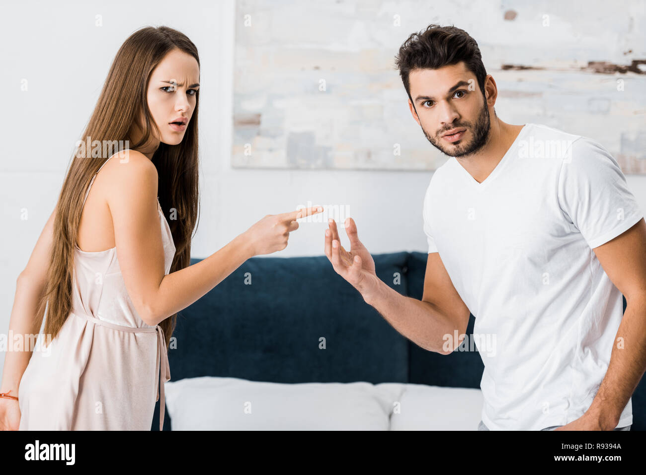 Gesturing angrily hi-res stock photography and images - Alamy