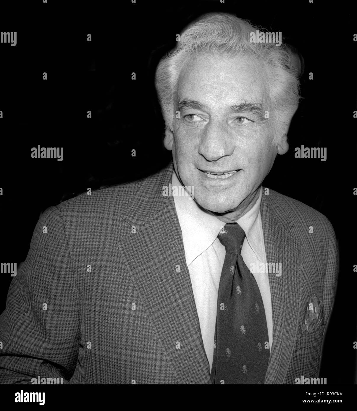 Leonard Bernstein 1977 Photo By Adam Scull/PHOTOlink/MediaPunch Stock ...