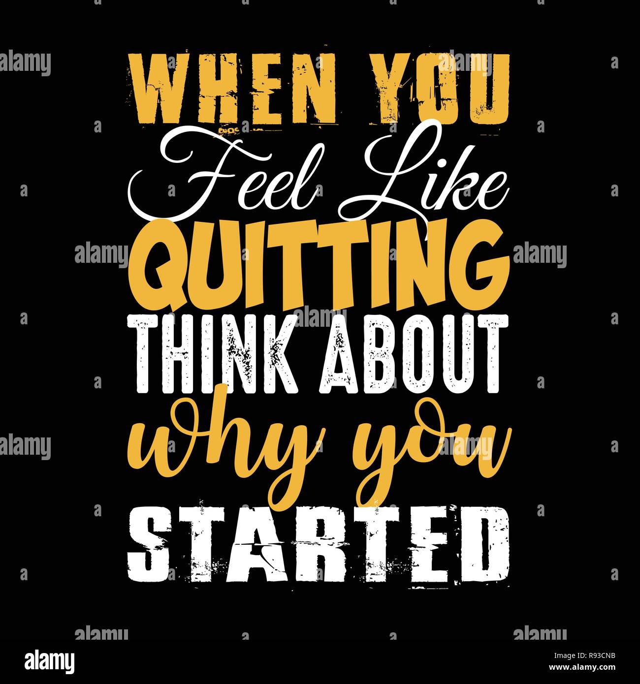 When you feel like quitting Stock Vector Image & Art - Alamy