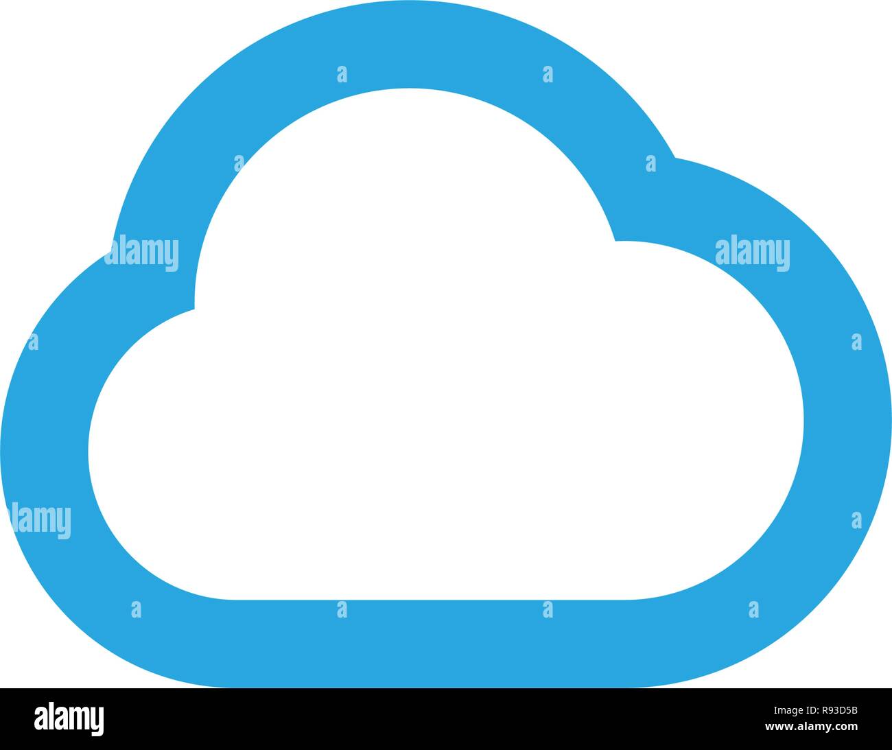 Cloud template vector icon illustration design Stock Vector Image & Art ...