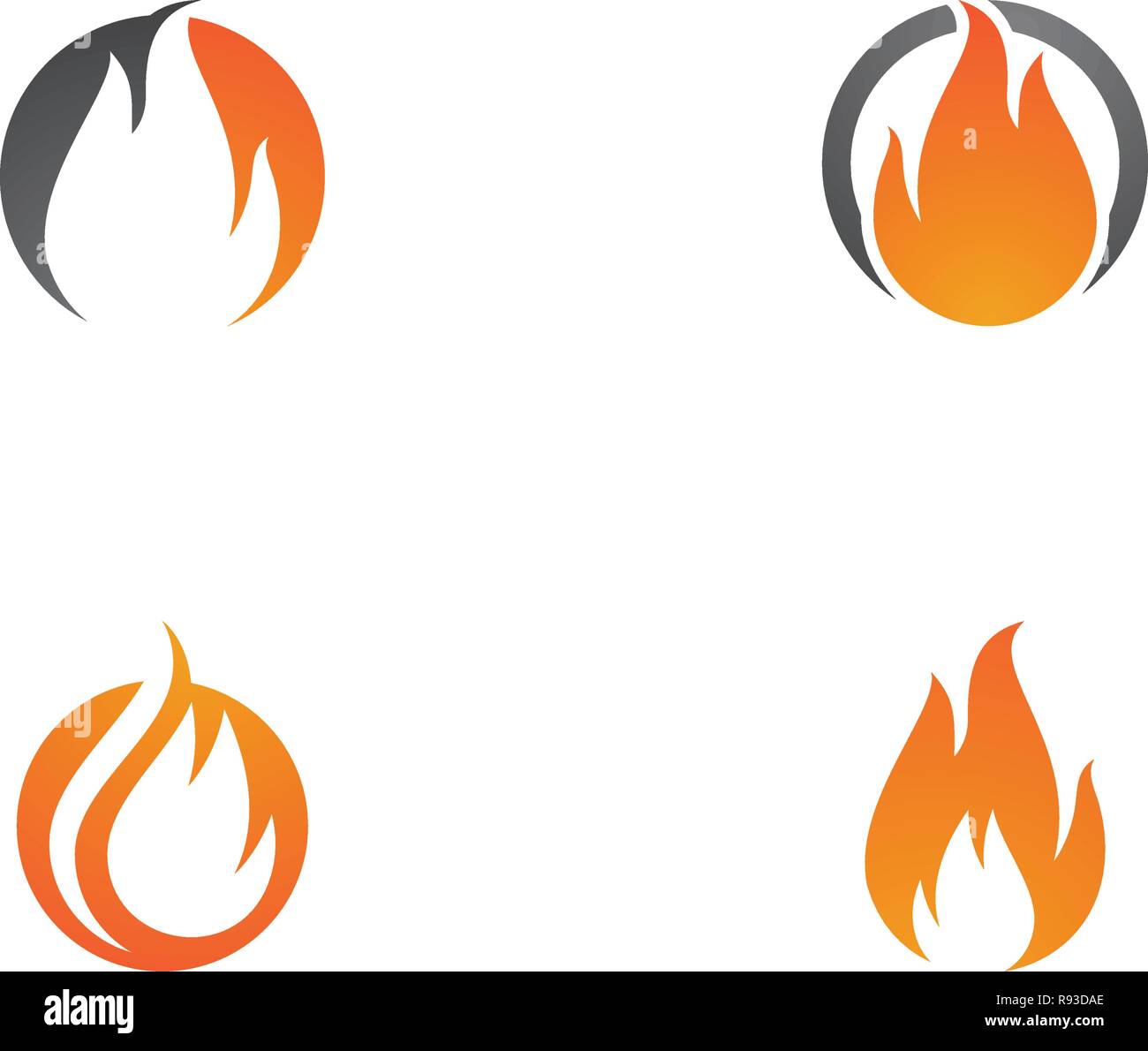 Fire flame vector illustration design template Stock Vector Image & Art ...