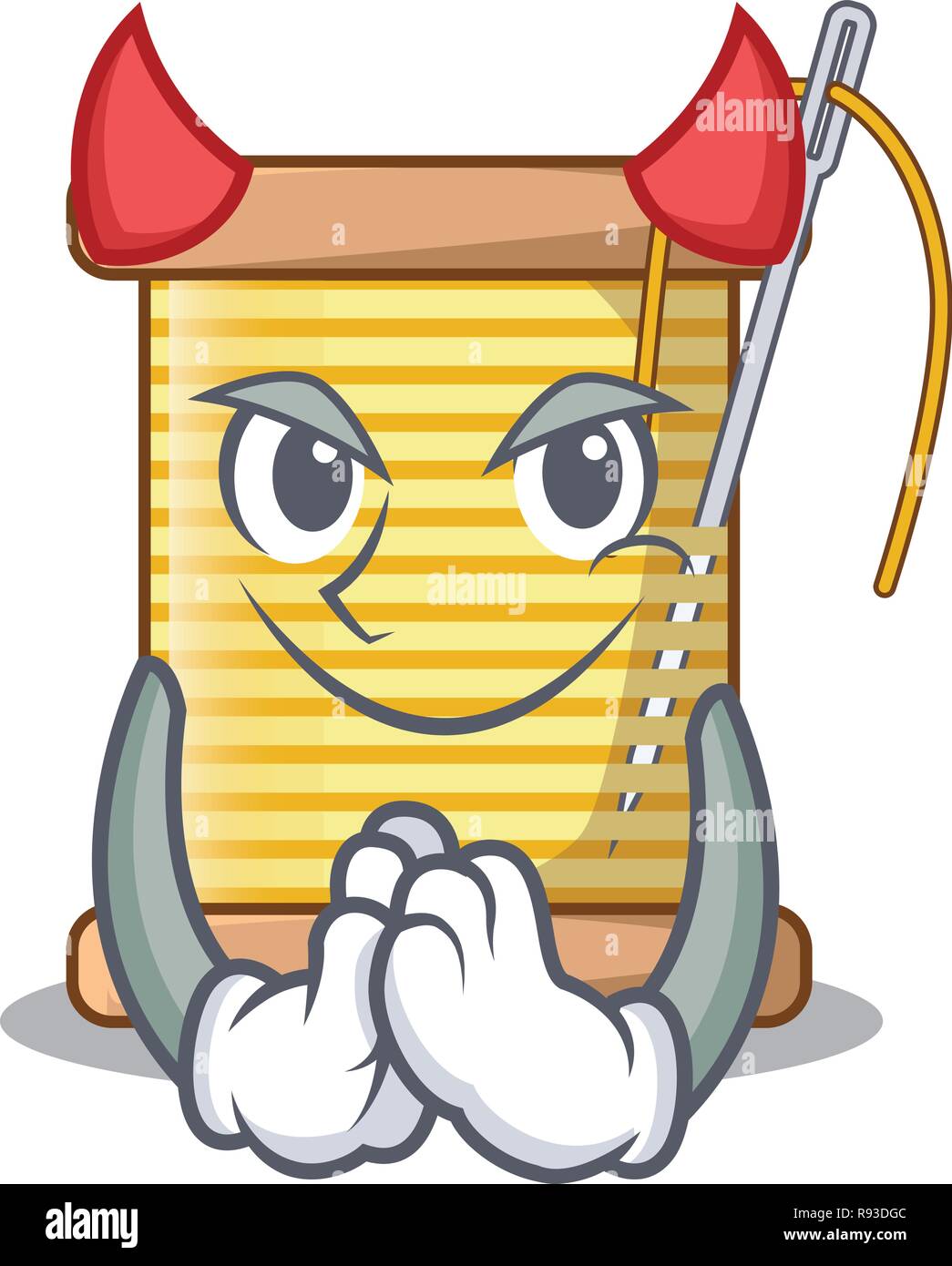 Thread reel cutout Stock Vector Images - Alamy