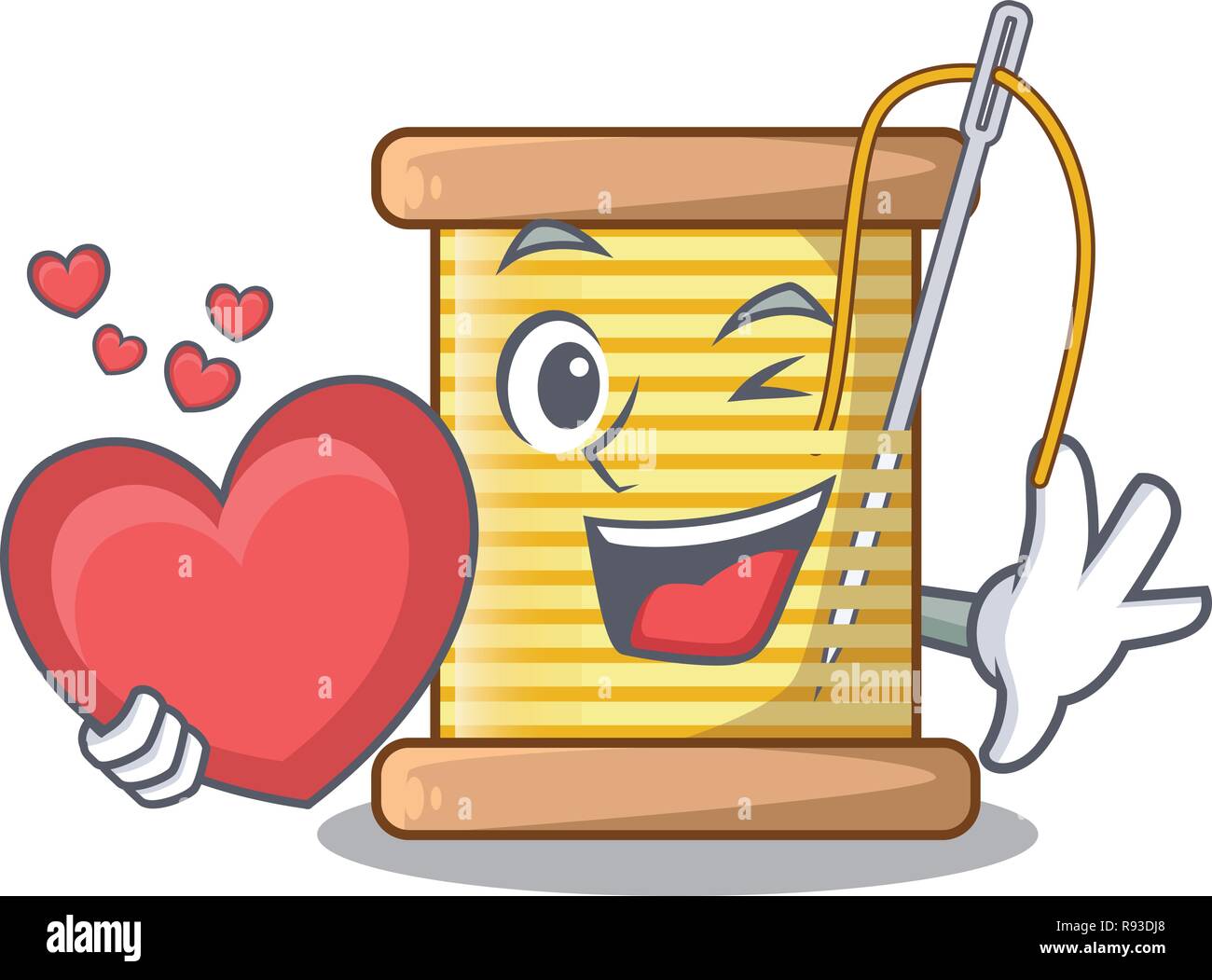 Knitting mascot Stock Vector Images - Alamy