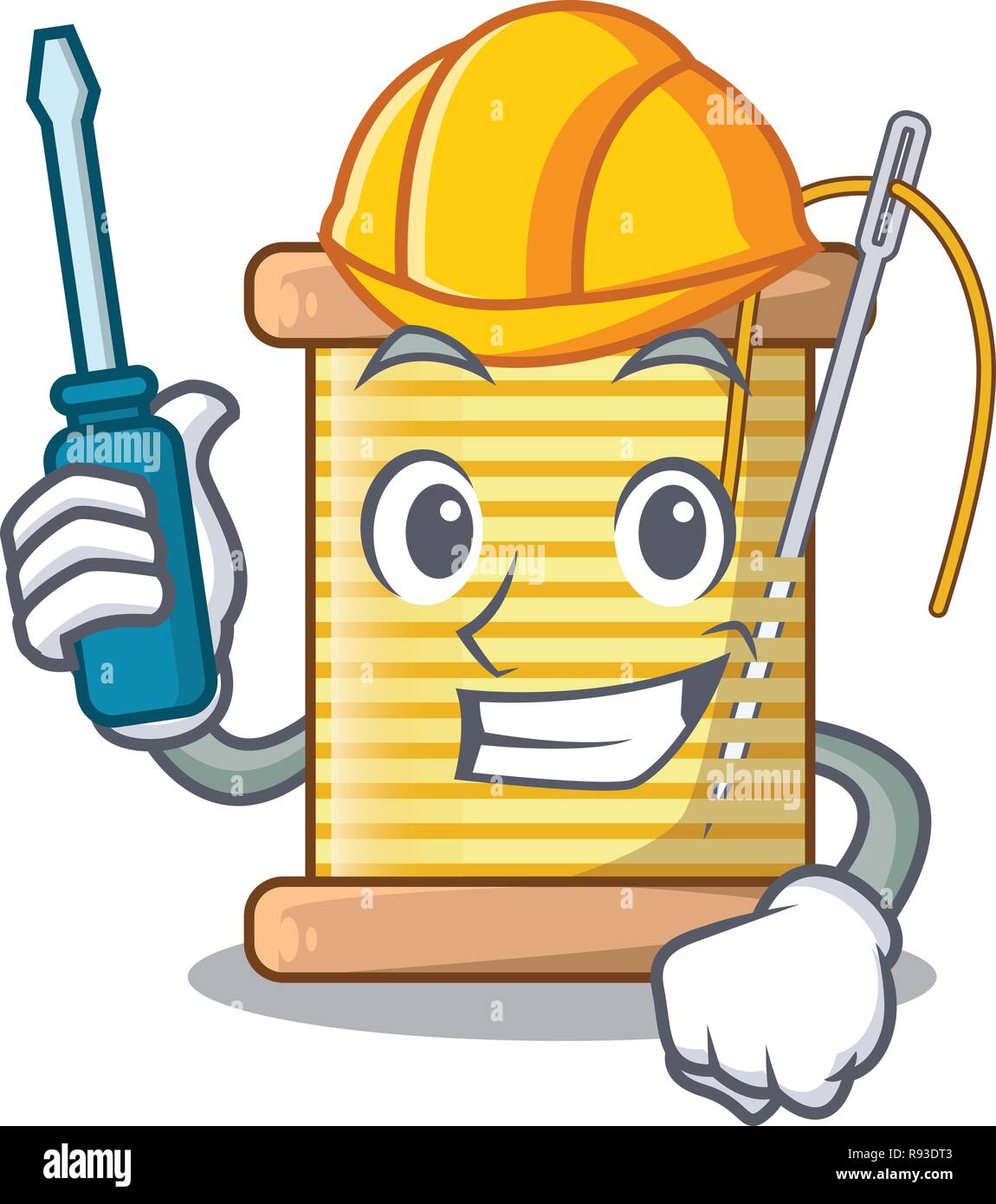 Silk yarn spool Stock Vector Images - Alamy