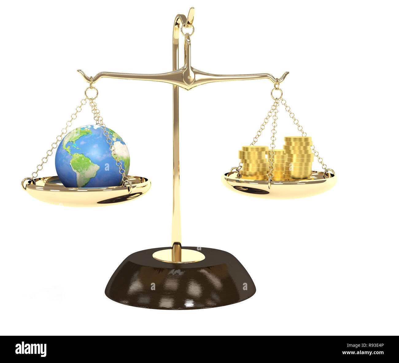 Earth balance scales hi-res stock photography and images - Alamy