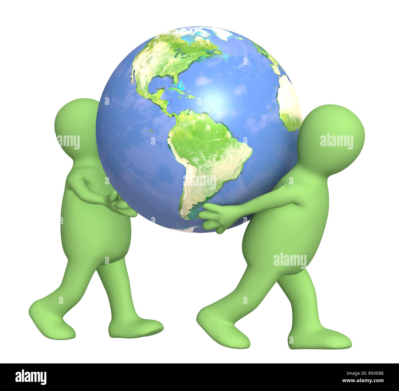 Cooperation environment Cut Out Stock Images & Pictures - Alamy