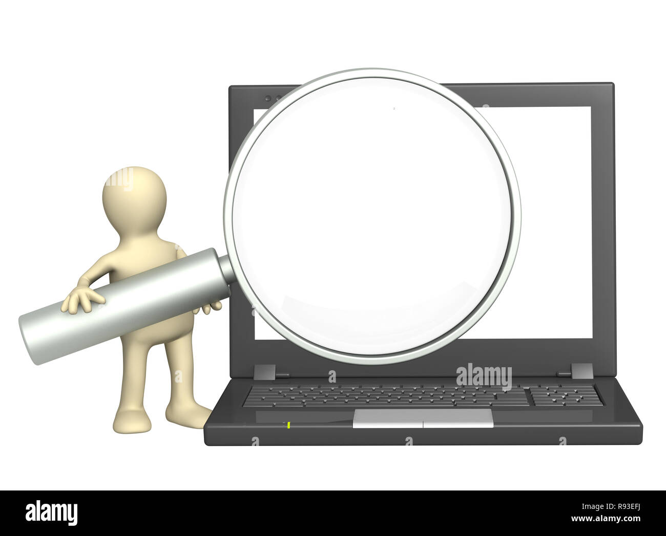Conceptual image - information search in the Internet Stock Photo - Alamy