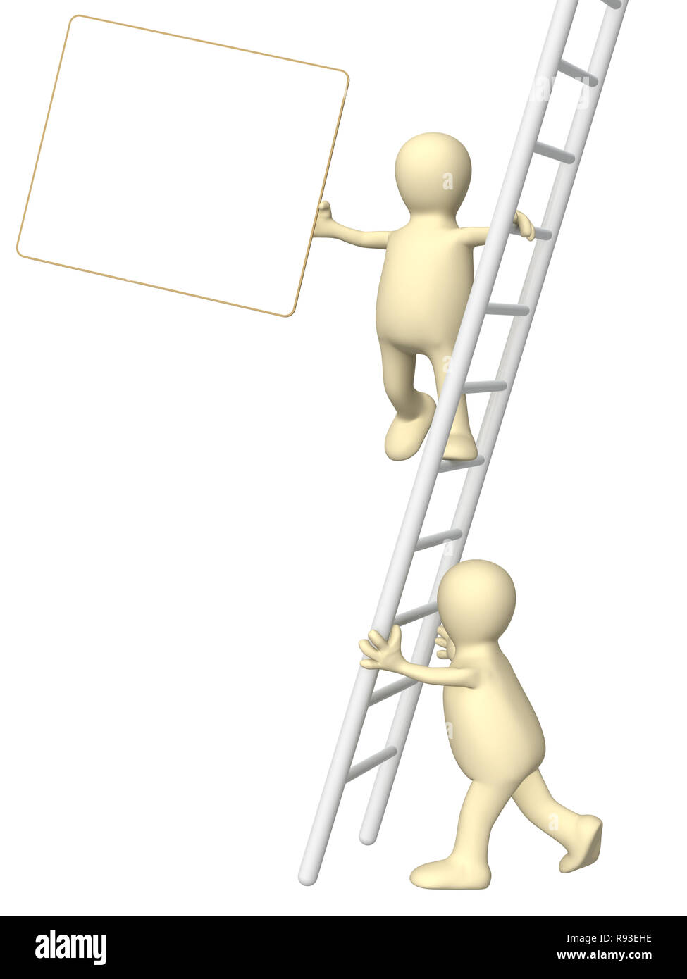 Conceptual image - interaction of partners Stock Photo - Alamy