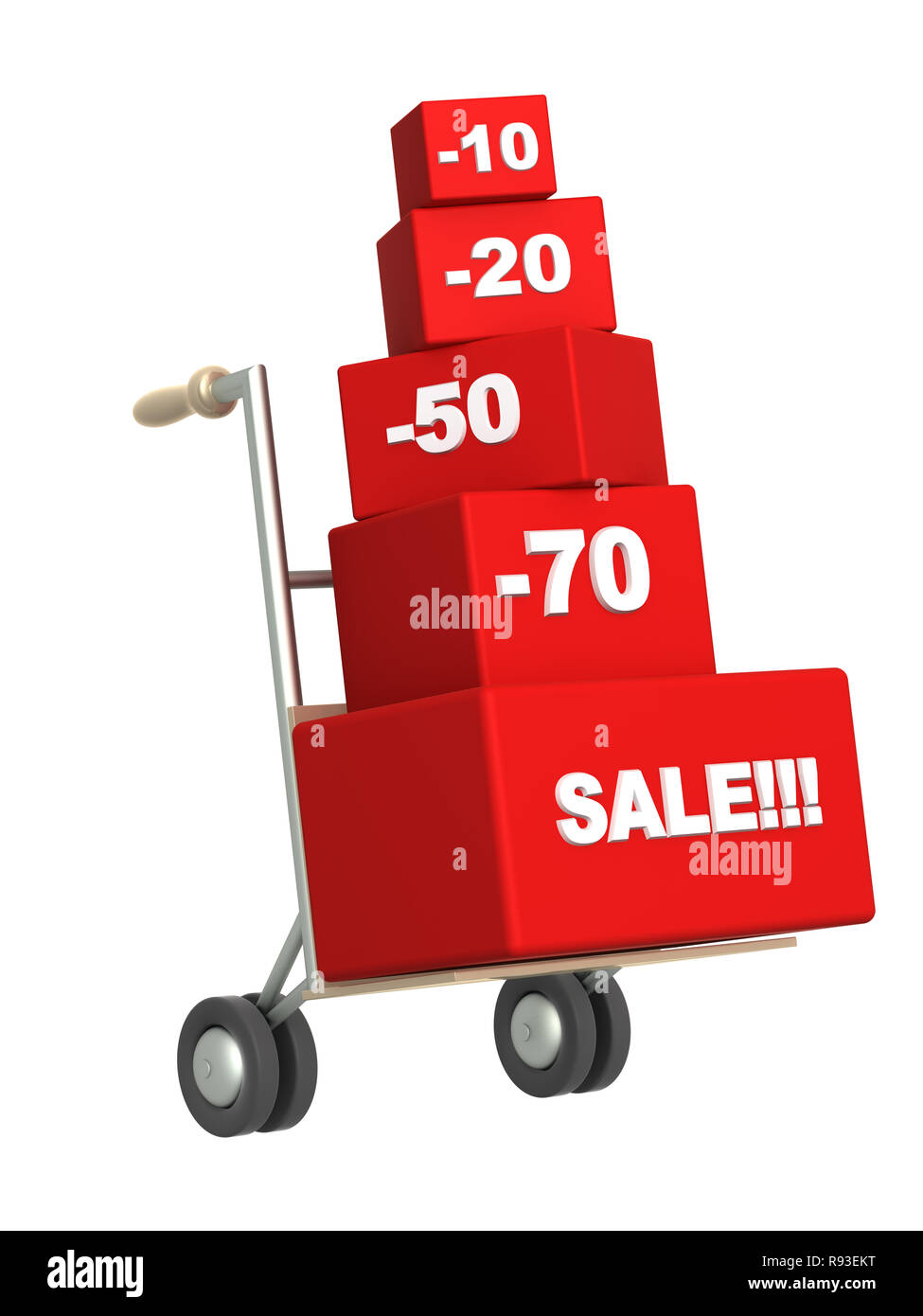 Sold goods Cut Out Stock Images & Pictures - Alamy