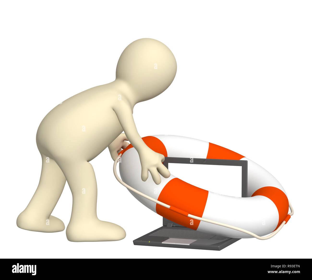 Internet concept - help in the virtual world Stock Photo - Alamy