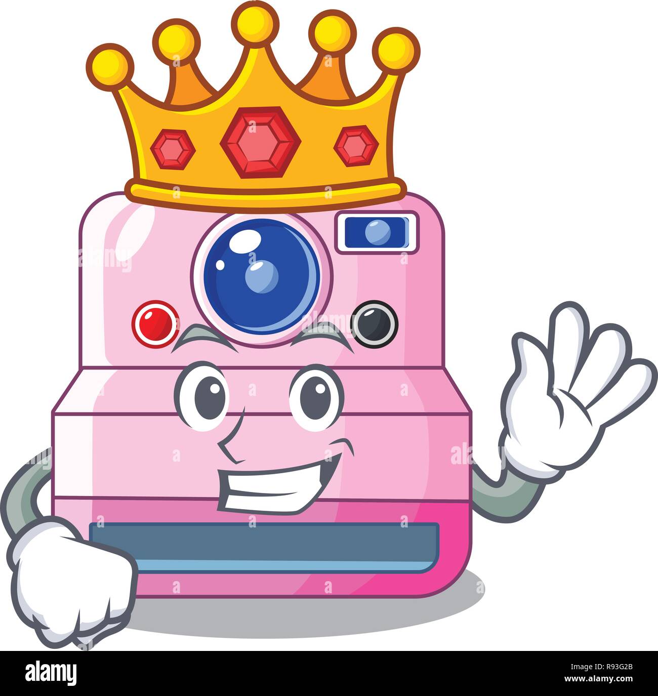 King at camera Stock Vector Images - Alamy