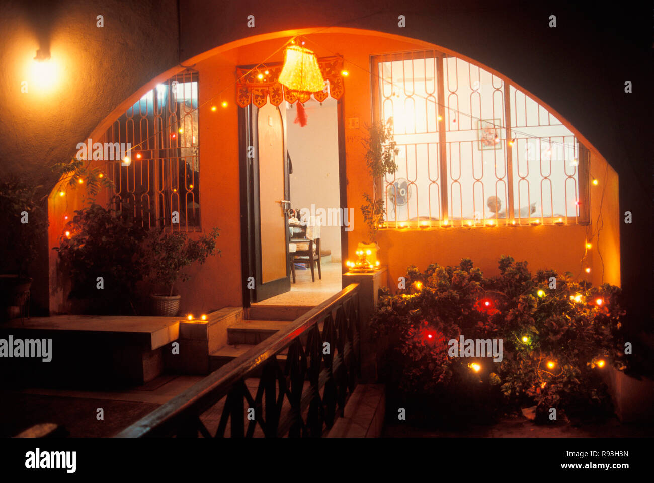Diwali lights home hi-res stock photography and images - Alamy