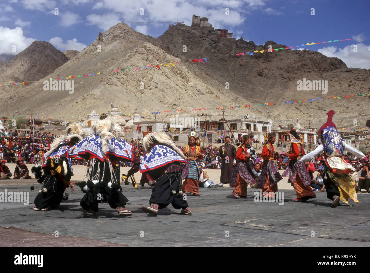 ladakh folk festival dance, ladakh, jammu and kashmir, india Stock ...