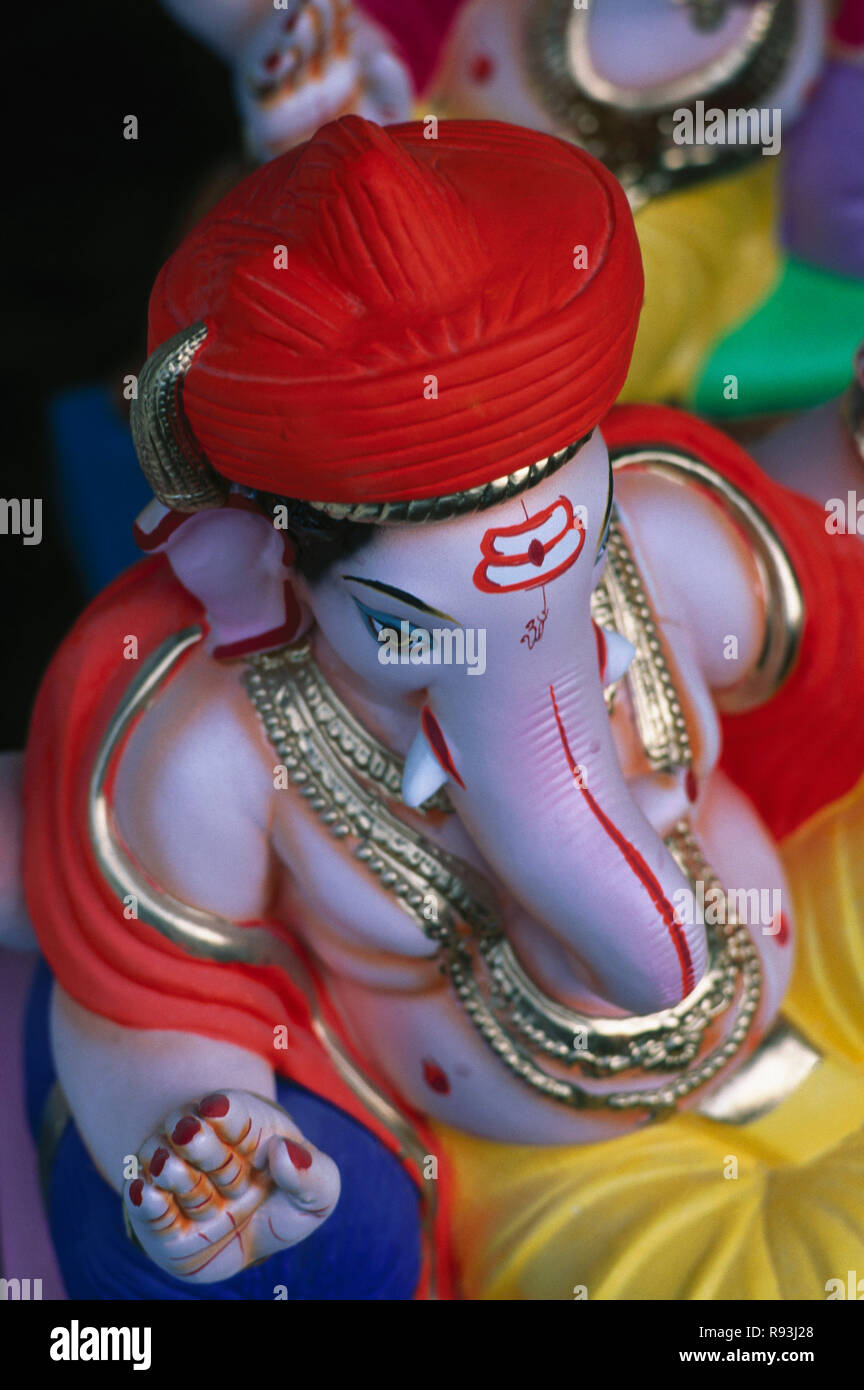 idol of lord ganesh (elephant headed god), Ganesh ganpati Festival ...