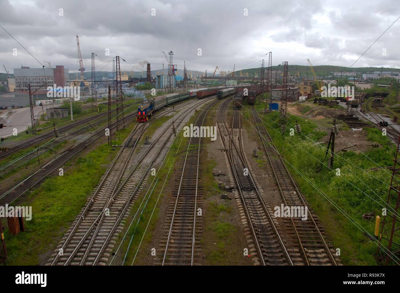 Murmansk railroad hi-res stock photography and images - Alamy