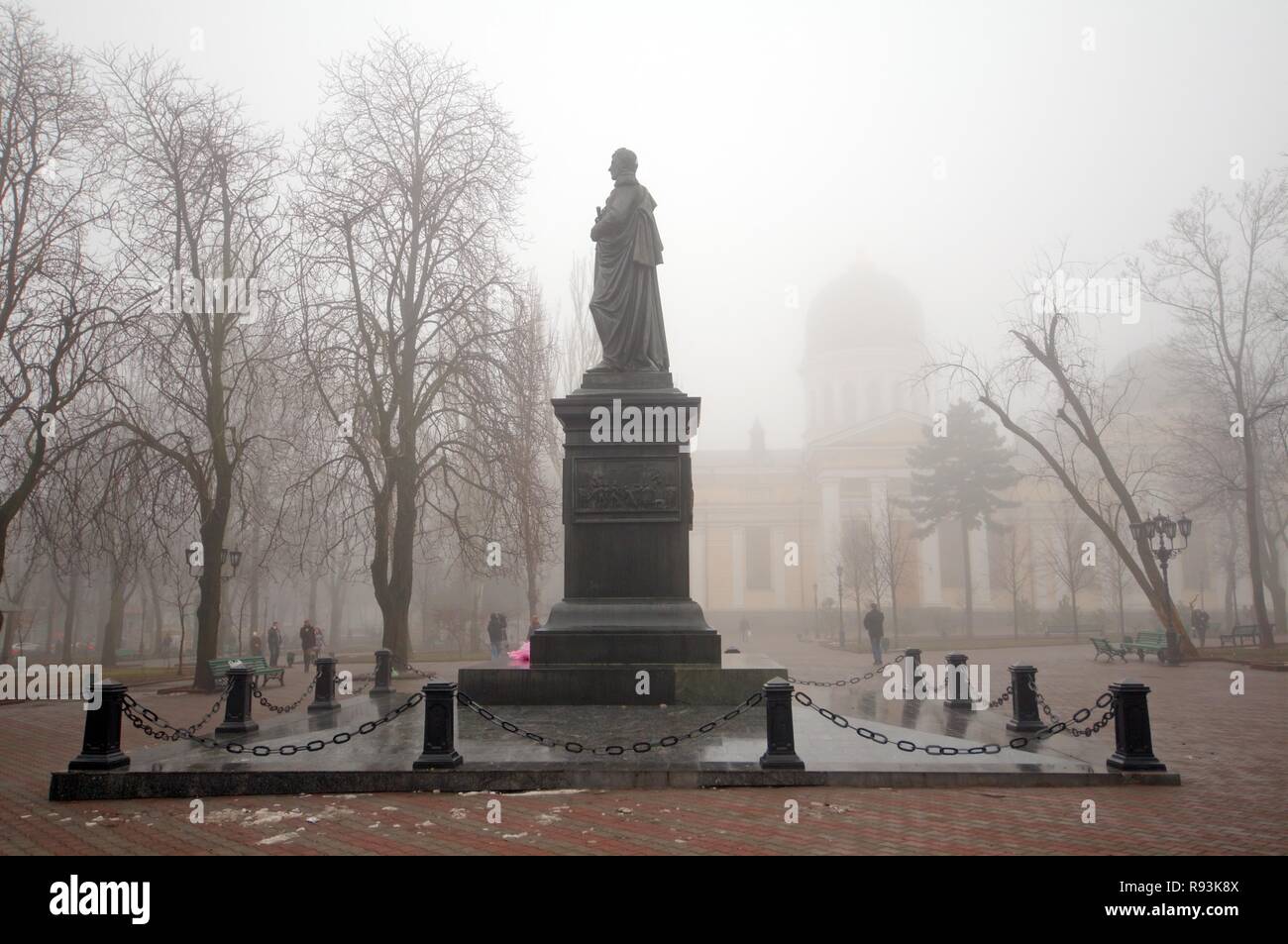 Bronze monument to the prince Michael Vorontsov, Odessa, Odessa Oblast ...