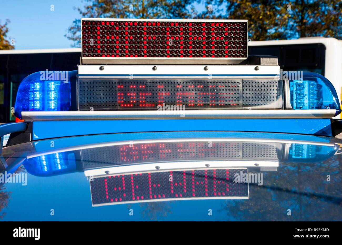 Police roof sign hi-res stock photography and images - Alamy