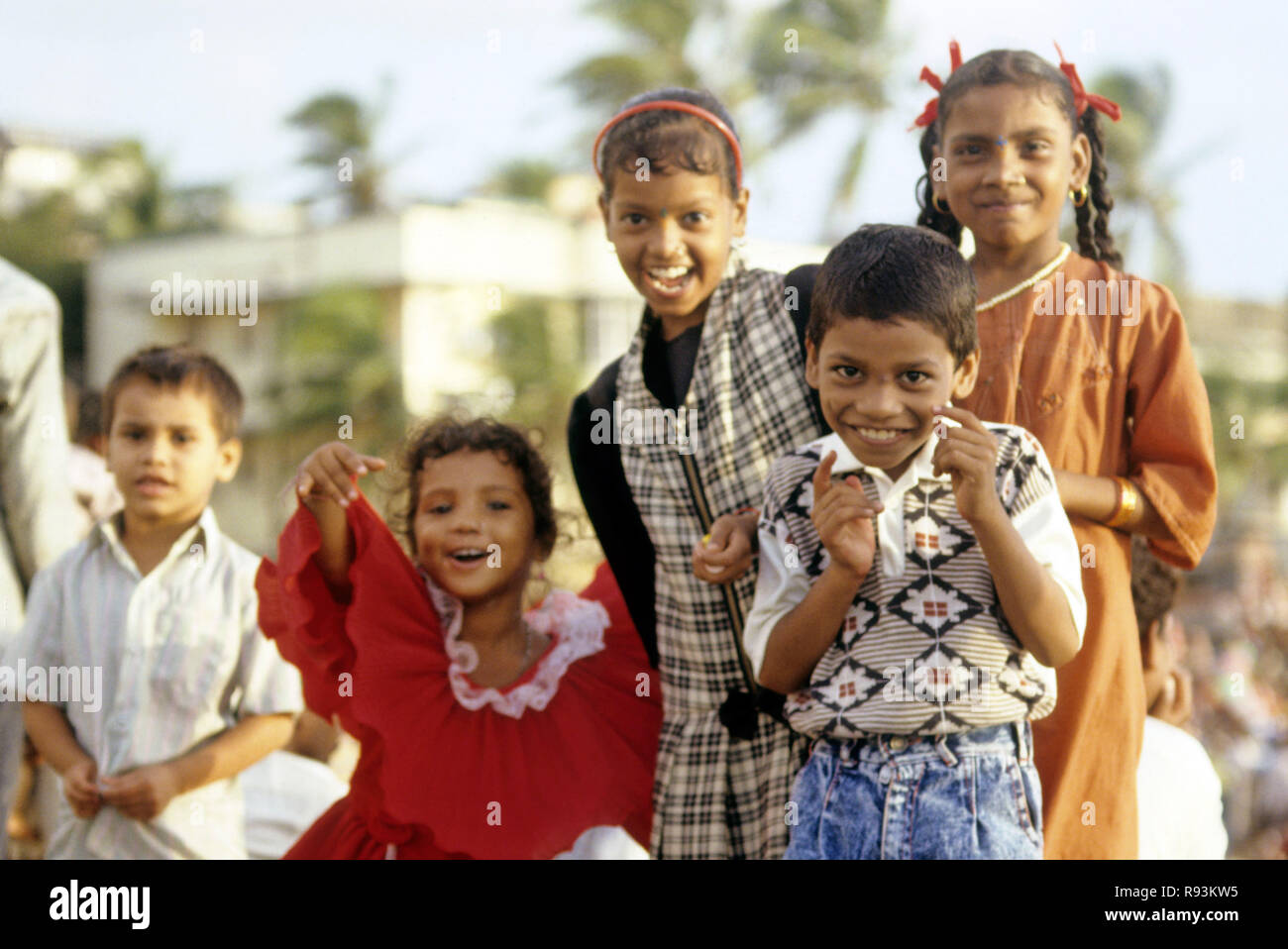 Smiling Indian Children Faces