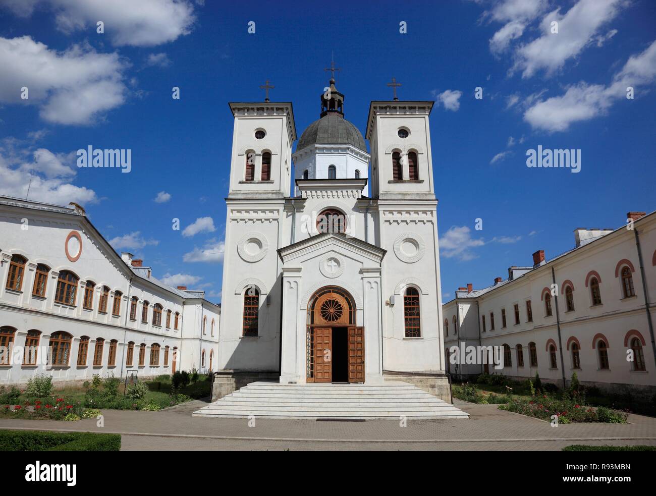 Bistriţa Monastery, built in 1490, Bistrita, Walachei, Romania Stock ...