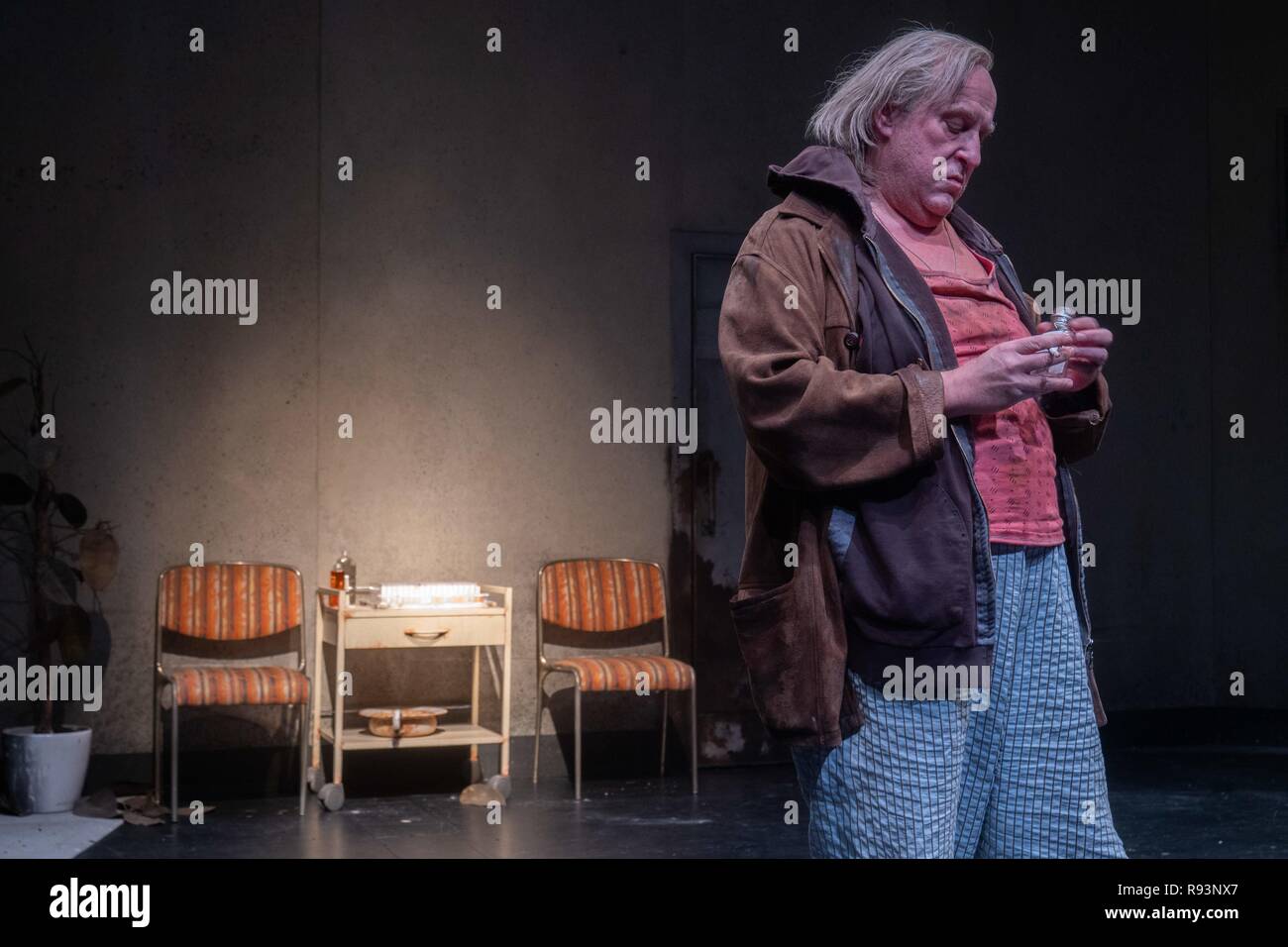 13.12.2018: Actor Josef Ostendorf during a rehearsal of the new play ...