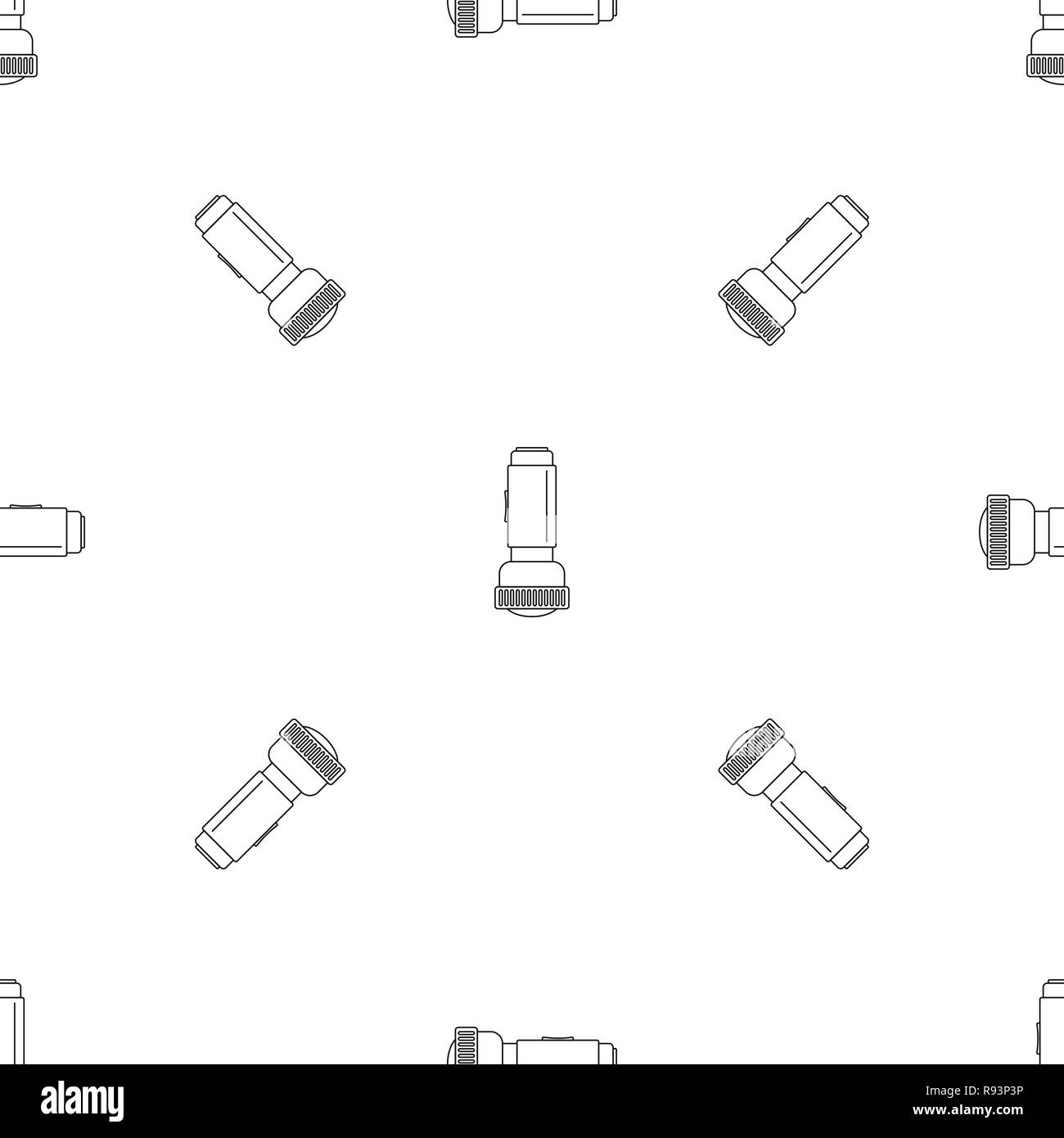 Flash light icon. Outline illustration of flash light vector icon for ...