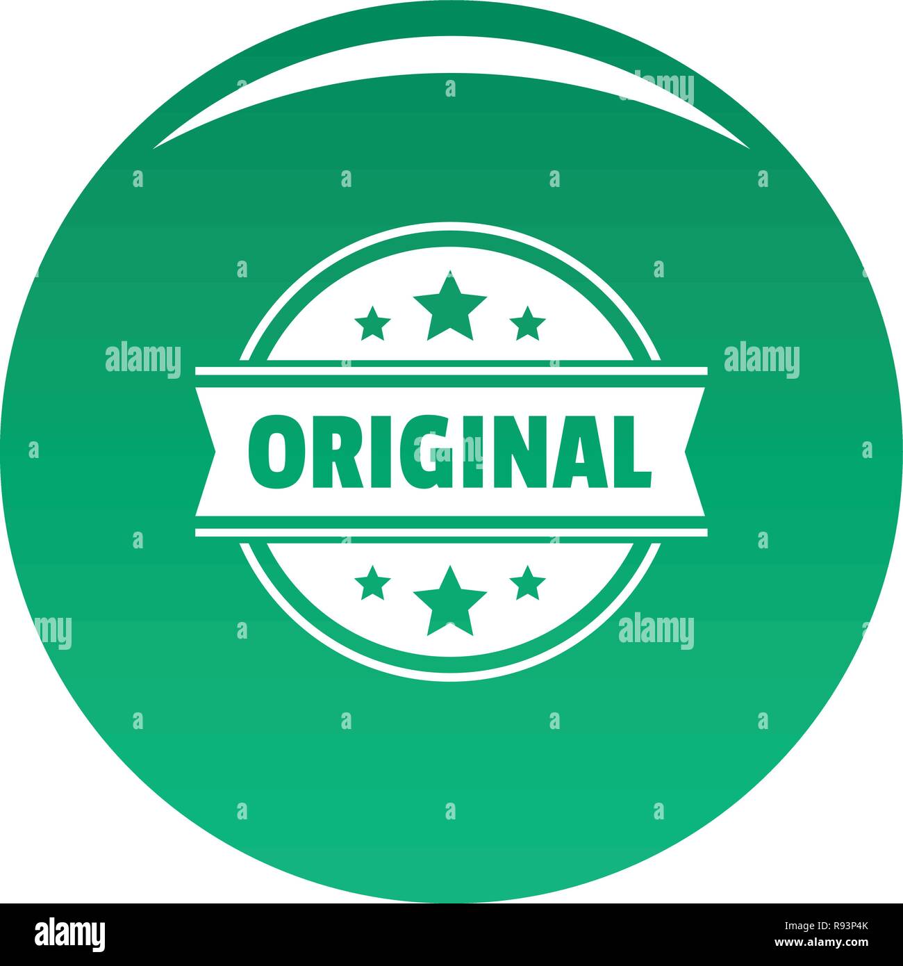 Original logo. Simple illustration of original vector logo for any ...