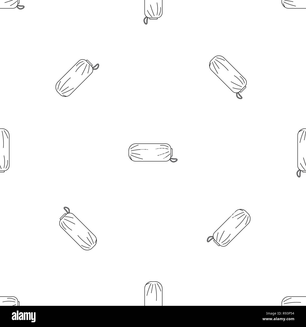 Packed sleep icon. Outline illustration of packed sleep vector icon for ...