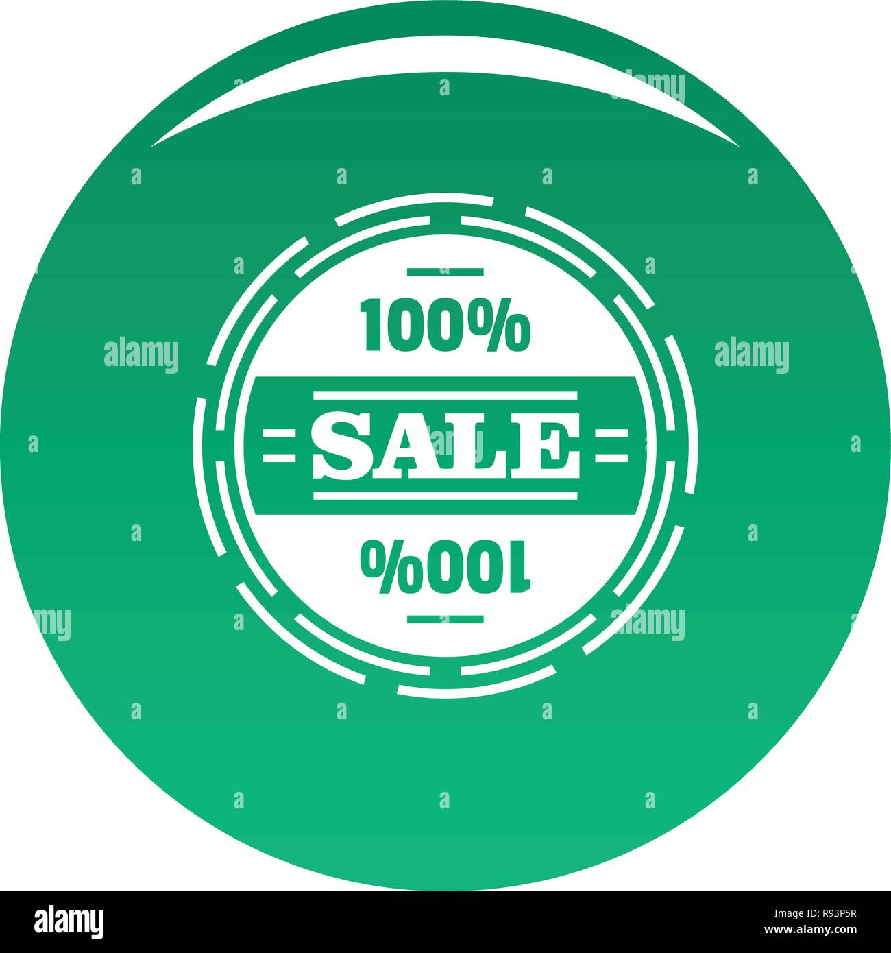 Sale logo. Simple illustration of sale vector logo for any design green ...