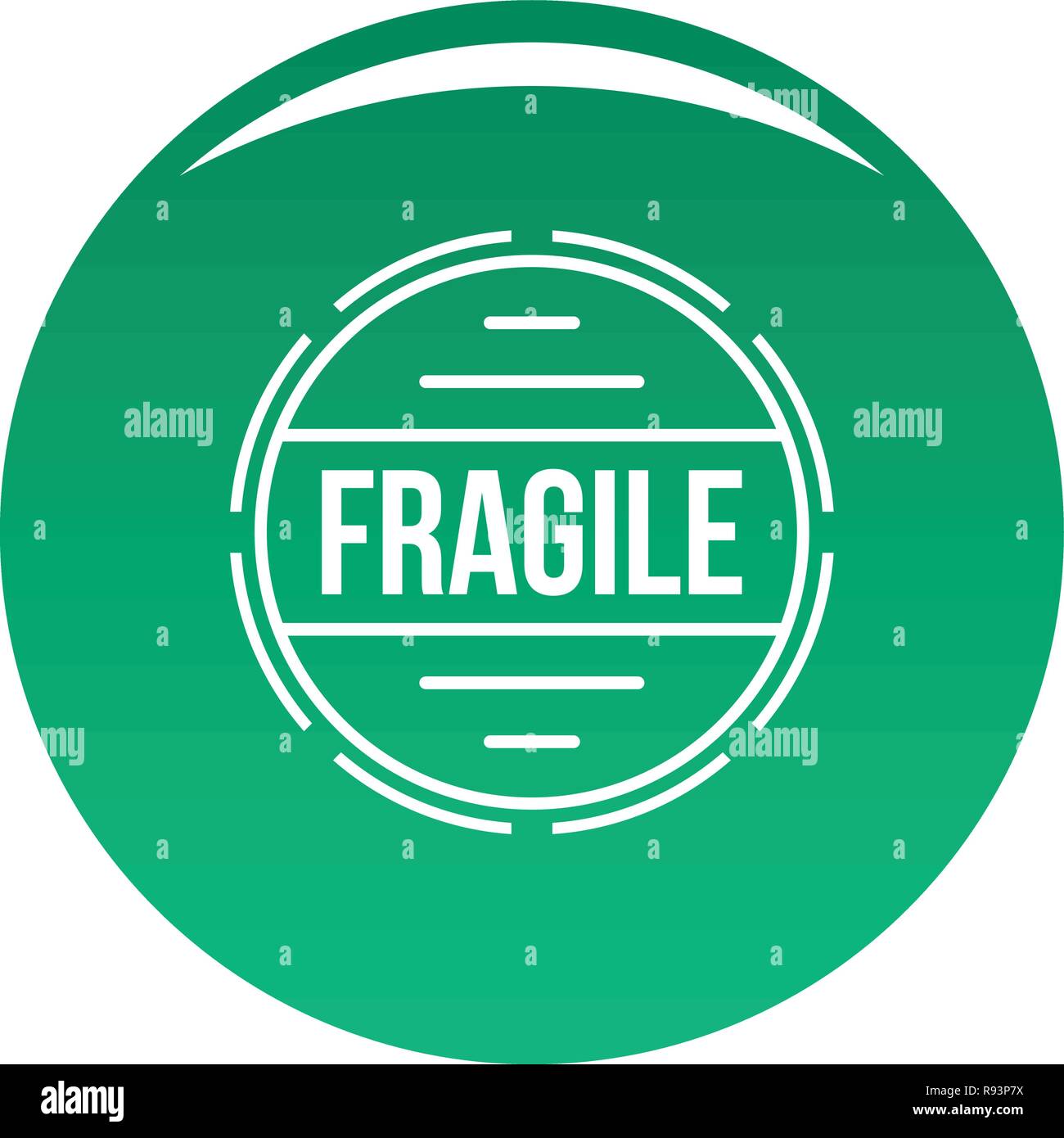 Fragile logo. Simple illustration of fragile vector logo for any design ...