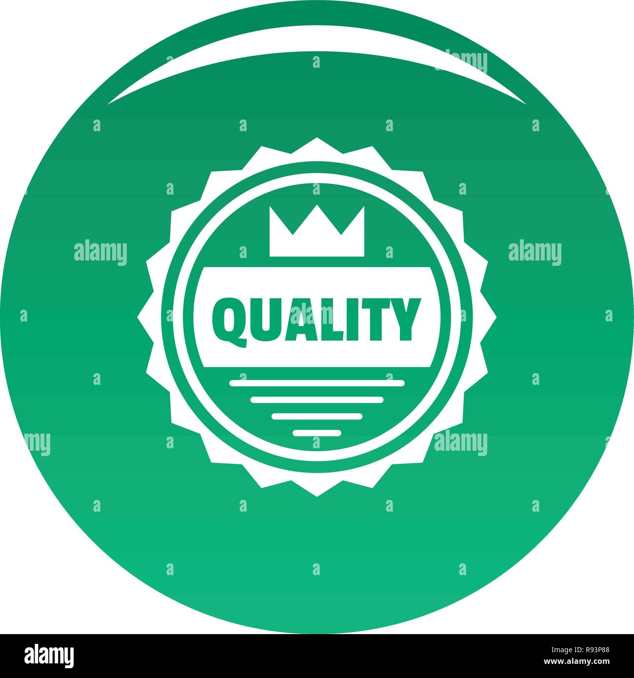 Big quality logo. Simple illustration of big quality vector logo for ...