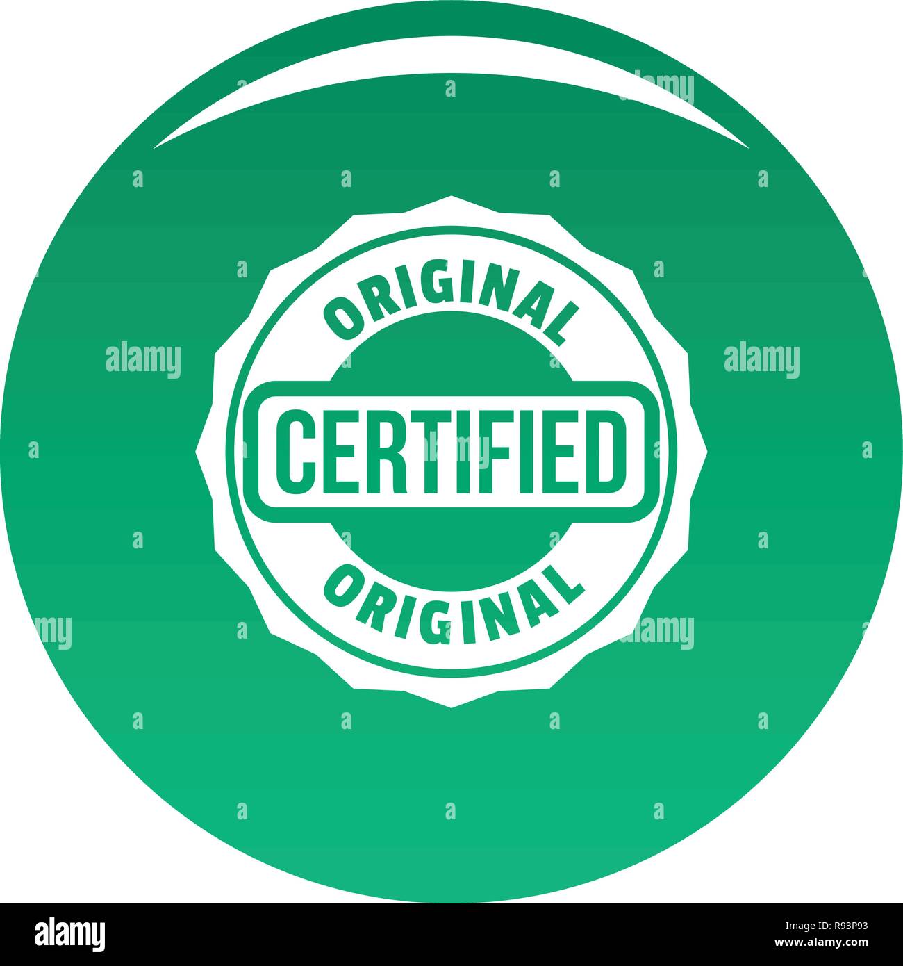 Certified logo. Simple illustration of certified vector logo for any ...