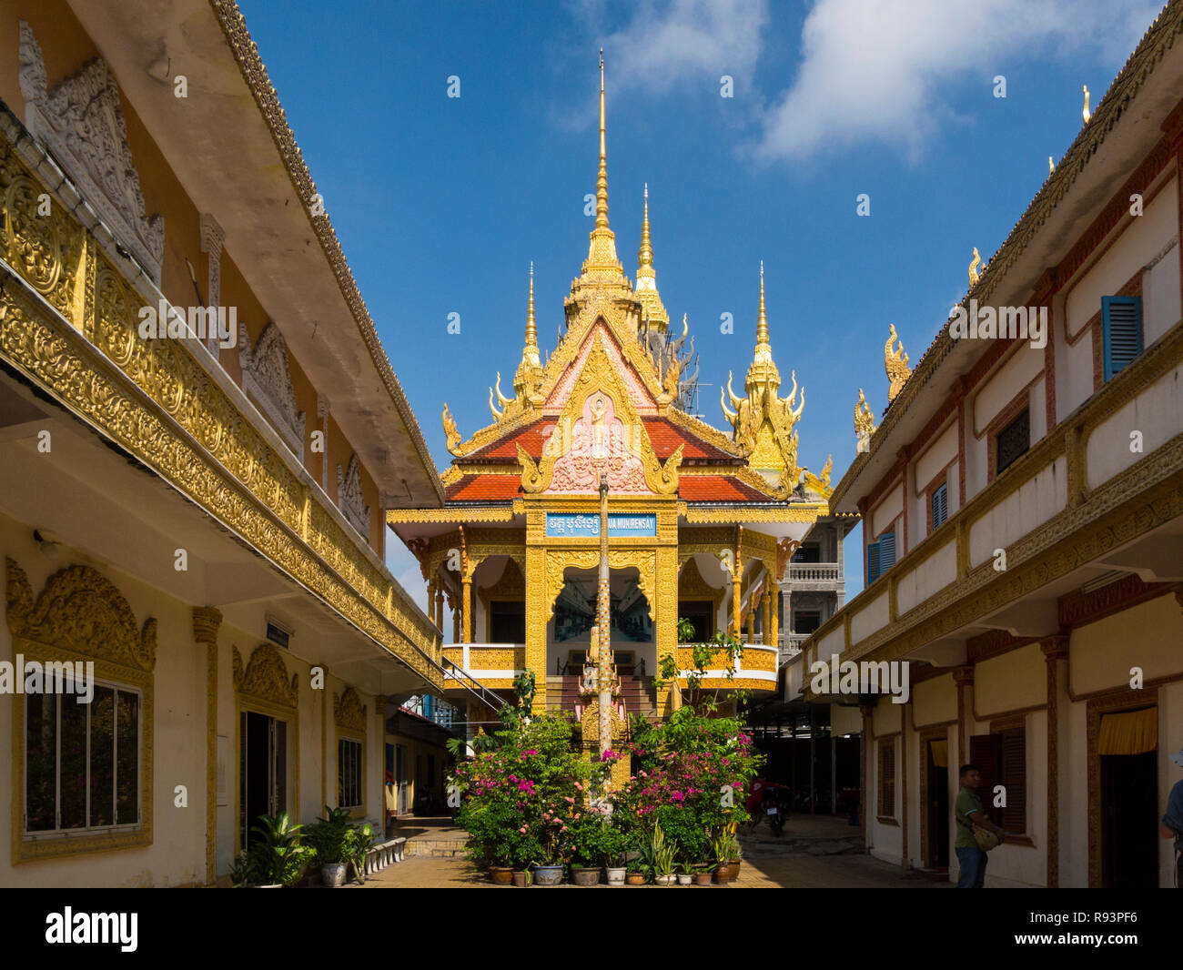 Munireangsay Pagoda small golden pagoda originally built in 1946 to ...