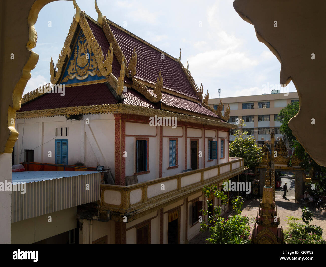 Munireangsay Pagoda small golden pagoda originally built in 1946 to ...
