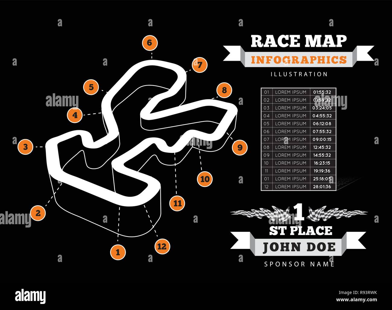 Infographic maps hi-res stock photography and images - Alamy