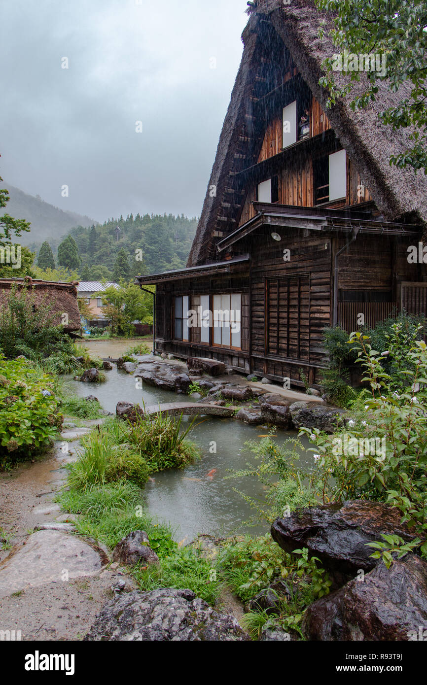 Gassho house at shirakawago! Stock Photo - Alamy