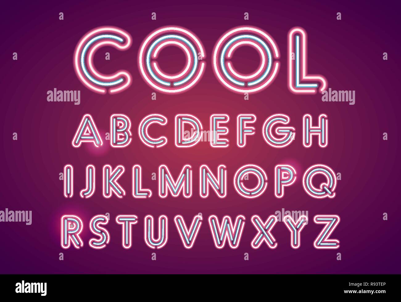 Theatre vector alphabet hi-res stock photography and images - Alamy