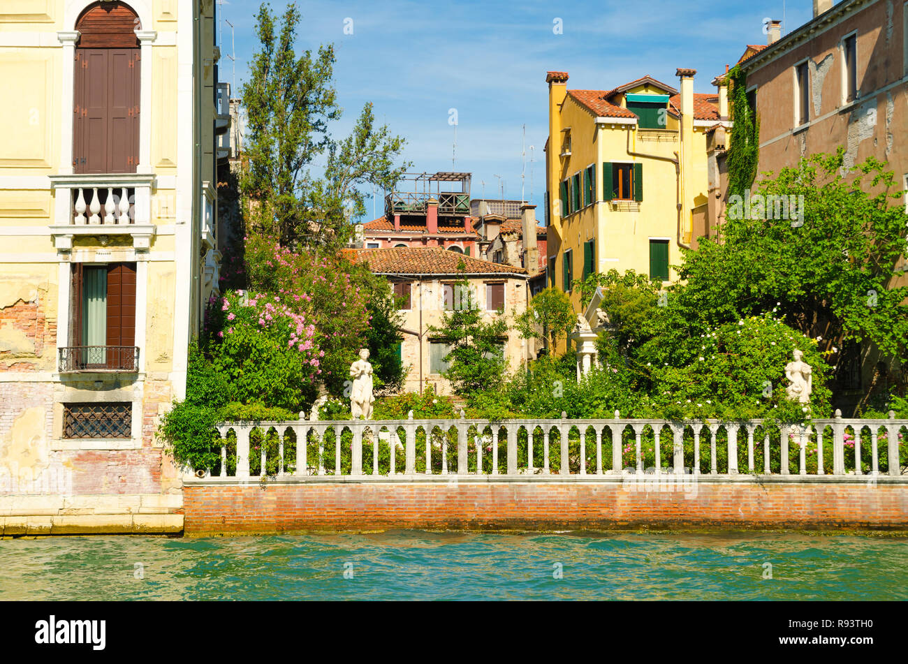 beautiful houses in Venice, Italy Stock Photo - Alamy