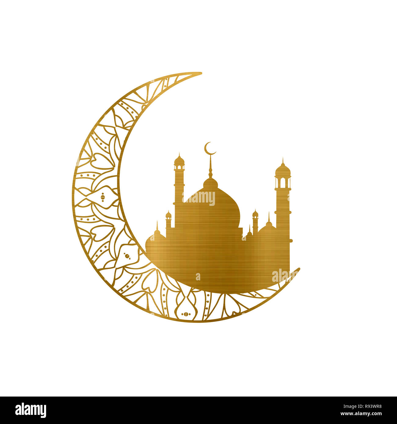 Mosque gold golden islamic Cut Out Stock Images & Pictures - Alamy