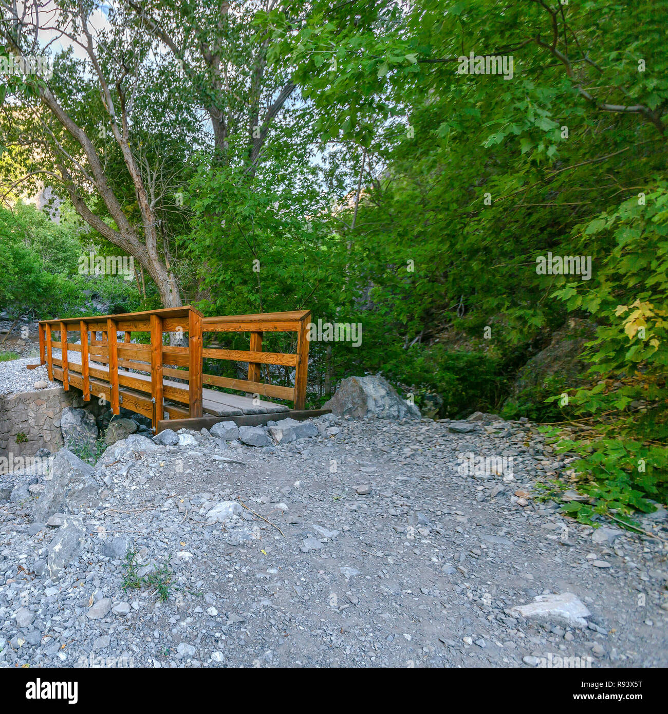 Old path wood bridge hi-res stock photography and images - Alamy