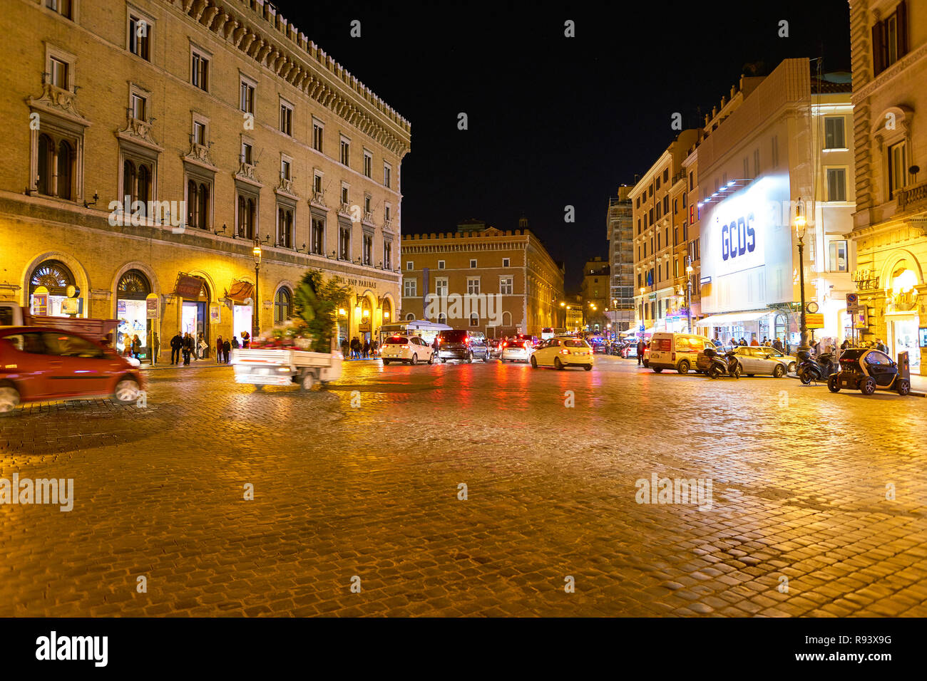 ROME, ITALY - CIRCA NOVEMBER, 2017: Rome urban landscape. Rome is the ...